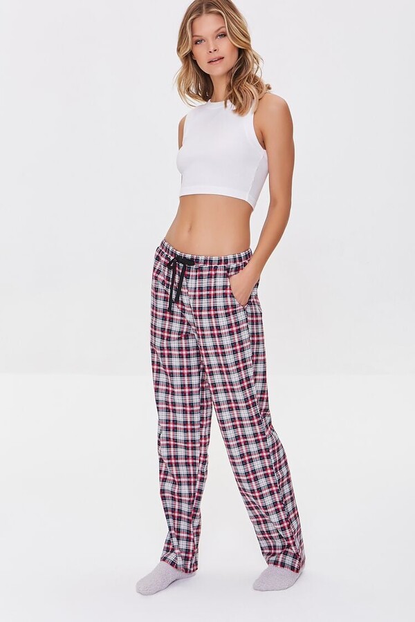 Forever 21 Plaid Pajama Pants - ShopStyle