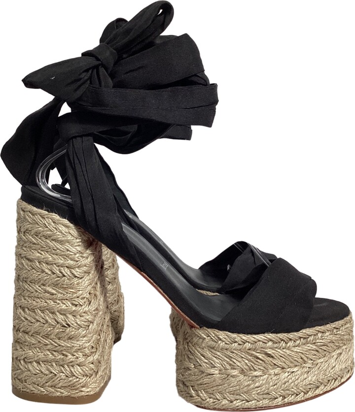 Christian Louboutin Mariza du Desert 130 Espadrille Platform Sandals in ...