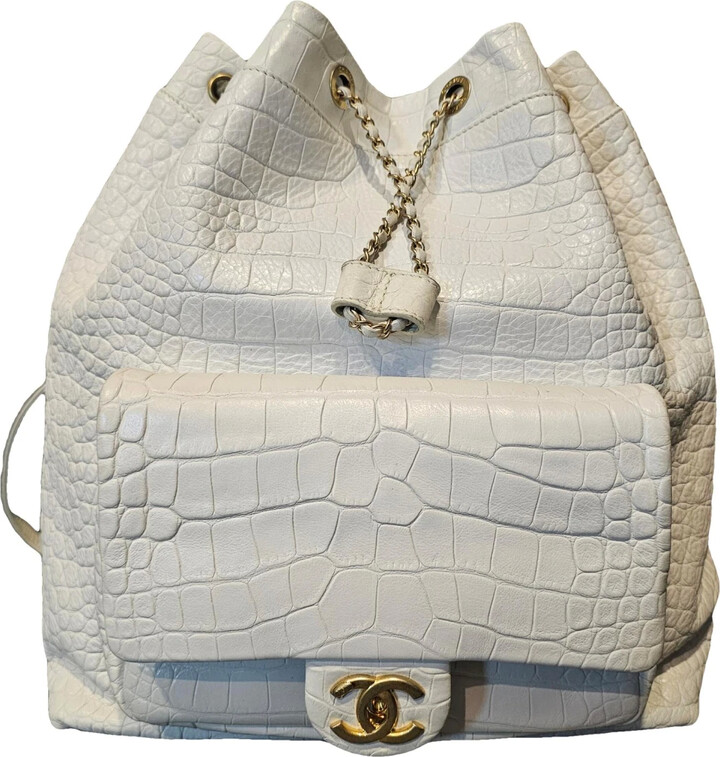Chanel Leather backpack - ShopStyle