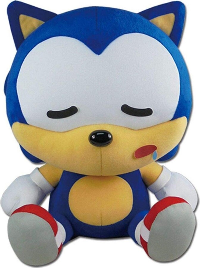 Ge Animation Sonic The Hedgehog Sonic Sleeping 13 Inch Plush Figure ...