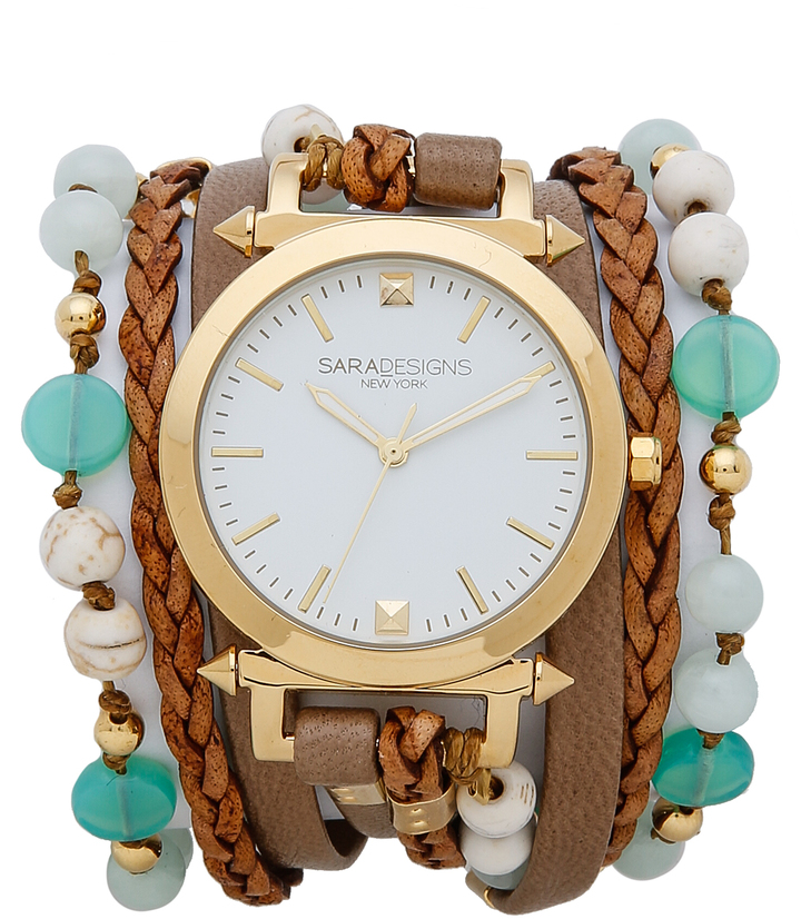 Sara Designs Braided Wrap Watch - ShopStyle Women's Fashion