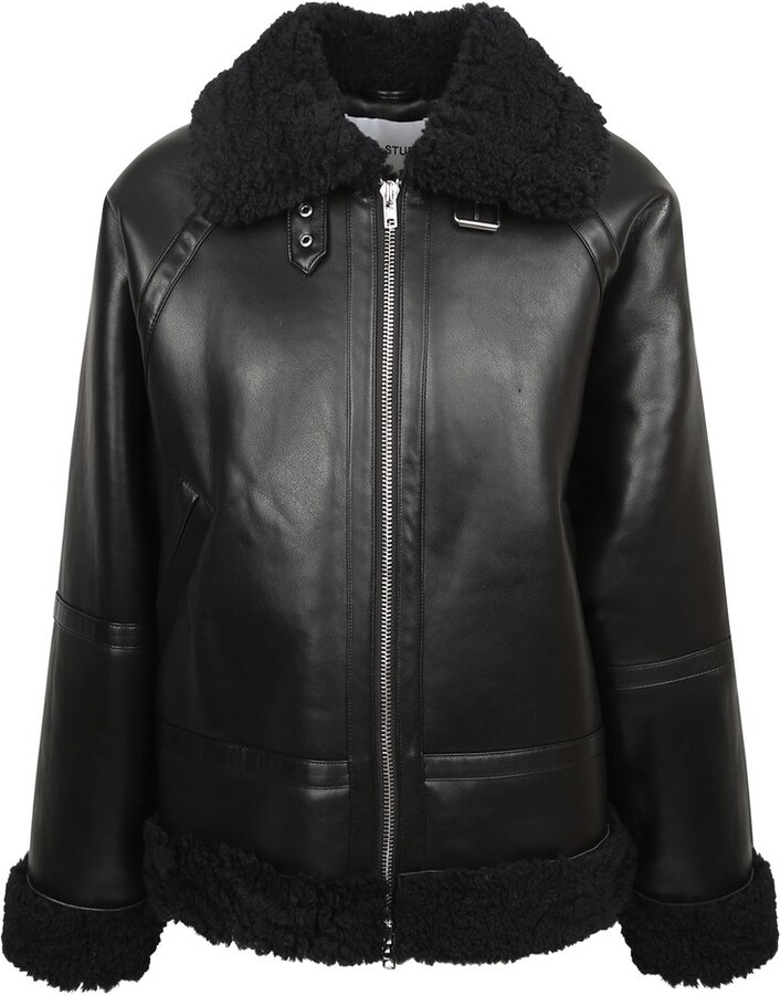 Stand Studio Rind Faux Leather Jacket - ShopStyle