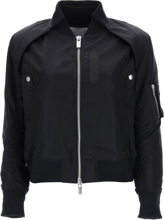 Sacai Convertible Bomber Jacket - ShopStyle
