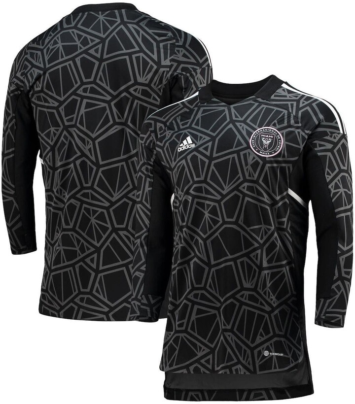 adidas Men's Black/White Inter Miami CF Goalkeeper Jersey - ShopStyle T ...