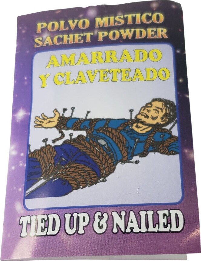 Etsy Tied Up & Nailed Sachet Powder/Amarrado Y Claveteado Polvo Mistico ...