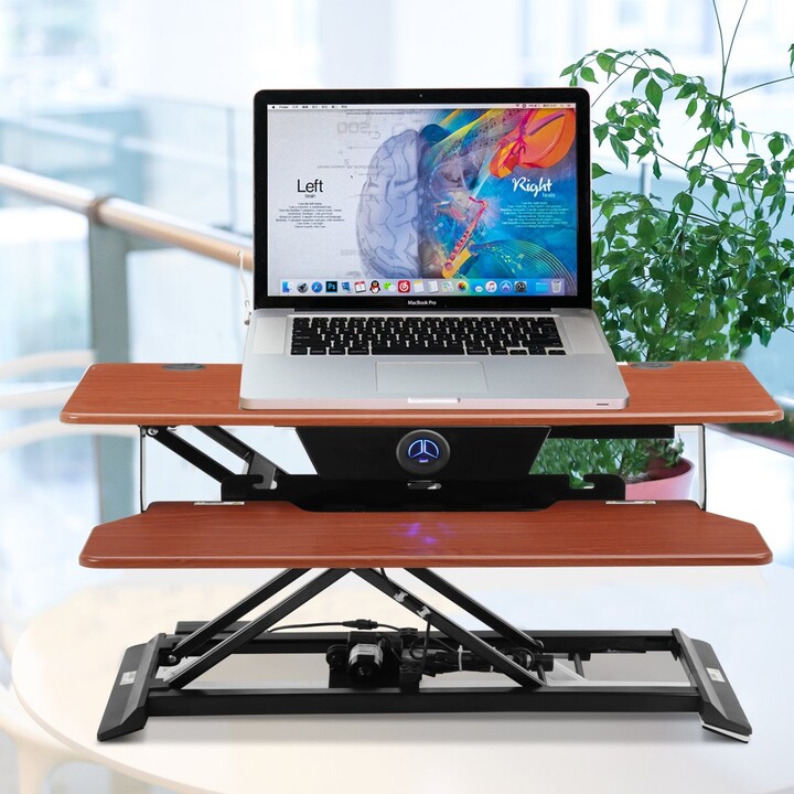 GDY Foldable Computer Desk Electric Adjustable Height Desk - ShopStyle