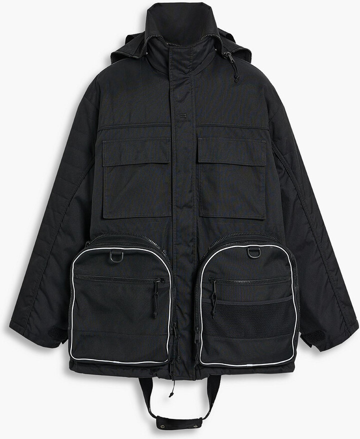 Balenciaga Convertible shell parka - ShopStyle Outerwear