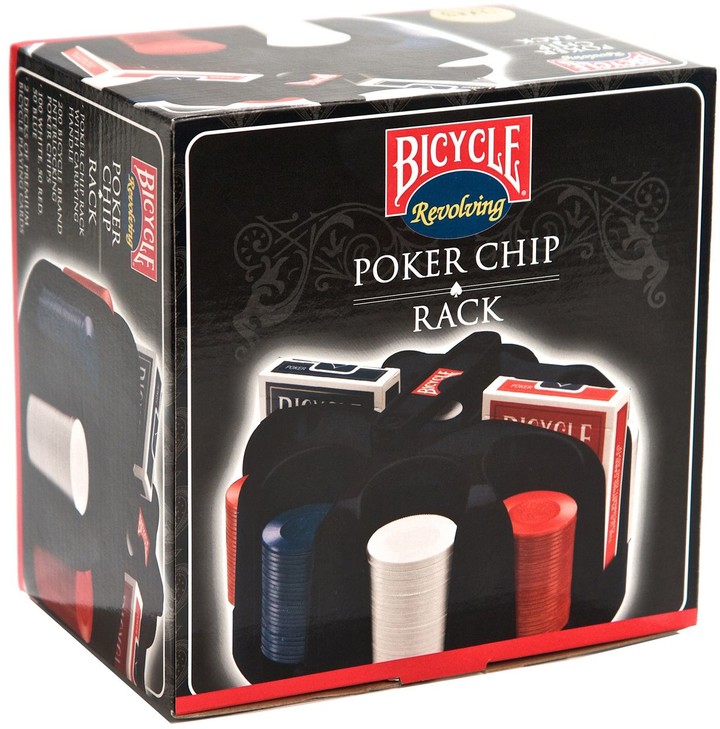 US Playing Card Company Bicycle Revolving Poker Chip Rack Chips & Cards ...