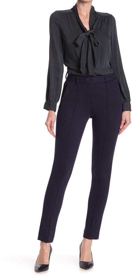 Theory Seamed Front Stretch Twill Pants - ShopStyle