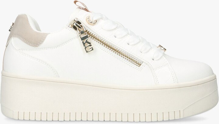 KG Kurt Geiger Leslie Side Zip Platform Trainers - ShopStyle