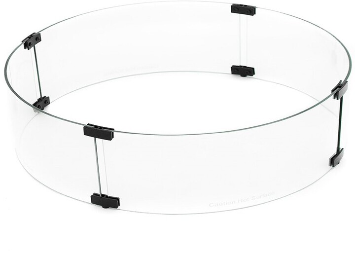 Hiland Round Glass Wind Screen - ShopStyle Fire Pits