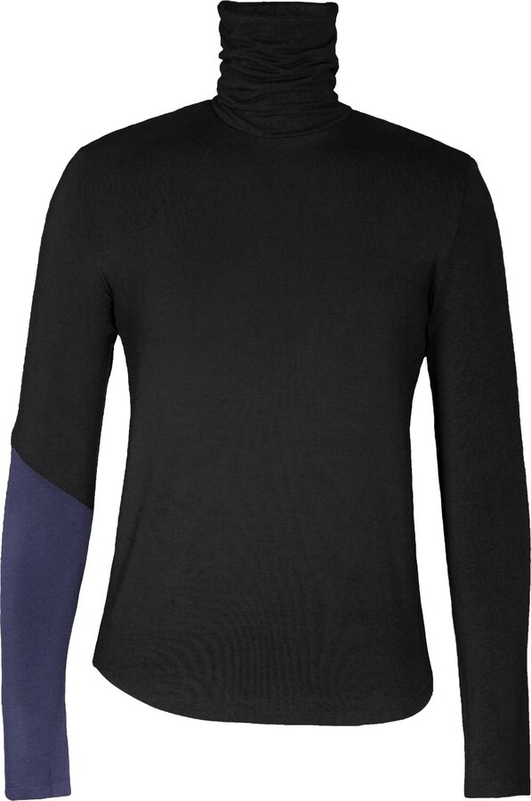 carlton jones - Superhero Turtleneck - Black, Blue - ShopStyle Tops