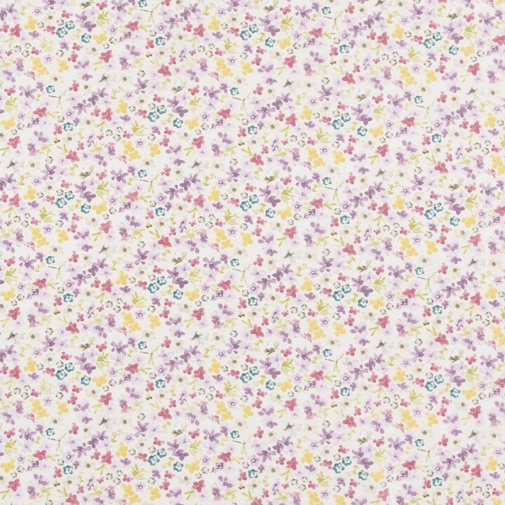 Dunelm By the Metre Hidcote Lilac Floral PVC purple - ShopStyle Decor