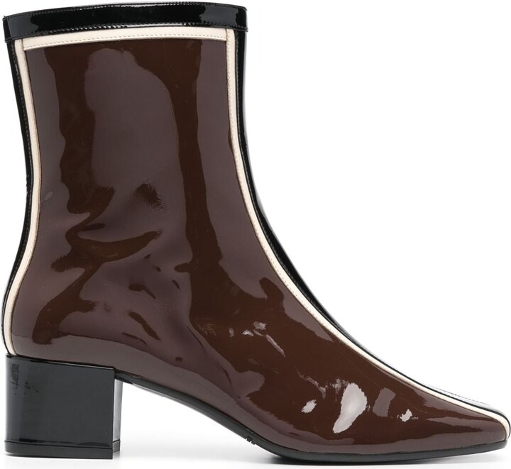 Carel Paris Soho 45mm striped boots - ShopStyle