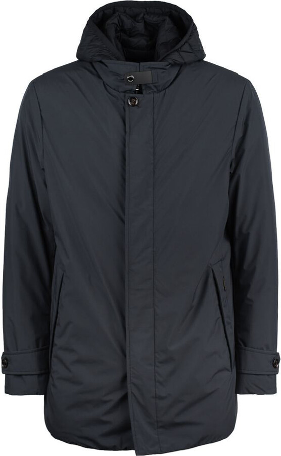 Moorer Raffaello Stp Blue Down Jacket - ShopStyle