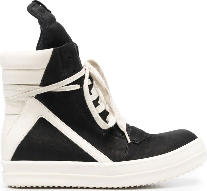 Rick Owens Geobasket high-top sneakers - ShopStyle