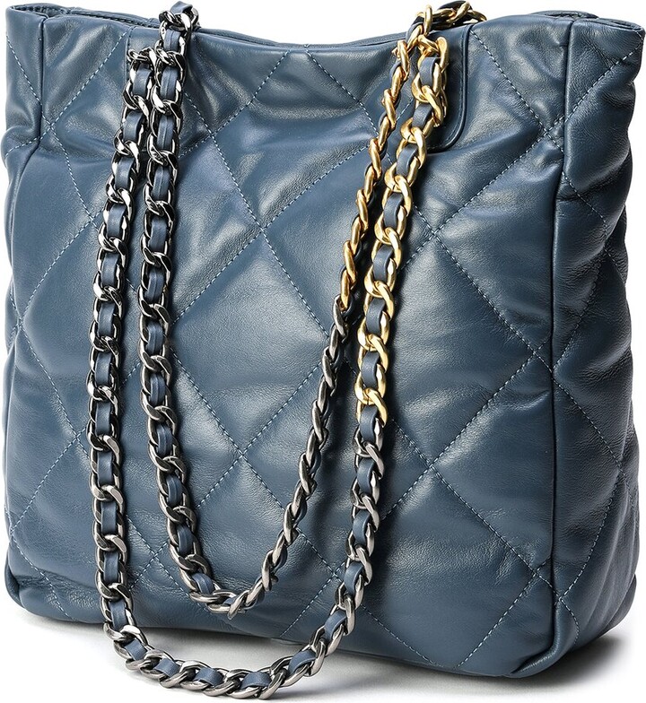 Tiffany & Fred Paris Quilted Leather Tote - ShopStyle