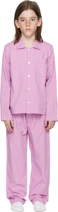 Tekla Kids Kids Purple Pyjama Set - ShopStyle