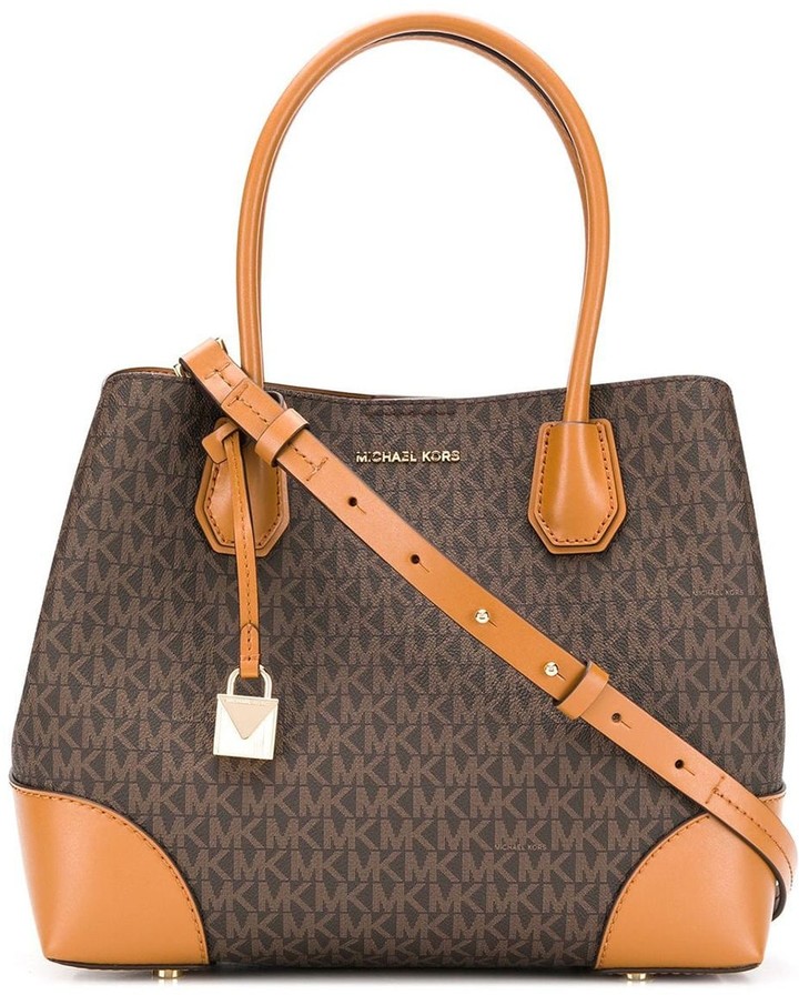 MICHAEL Michael Kors Mercer Gallery monogram tote - ShopStyle