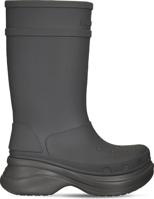 Balenciaga Trooper block-heel rubber boots - ShopStyle