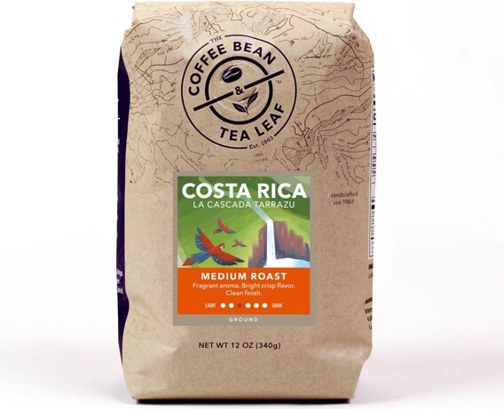 The Coffee Bean & Tea Leaf Coffee Bean and Tea Leaf Costa Rica Blend Medium Roast Ground Coffee ...