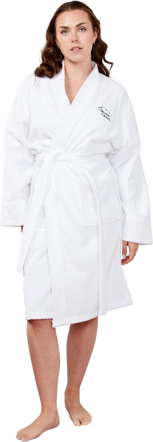 Sleepy Cloud Co Women's Branded Heavyweight Kimono Towelling Robe ...
