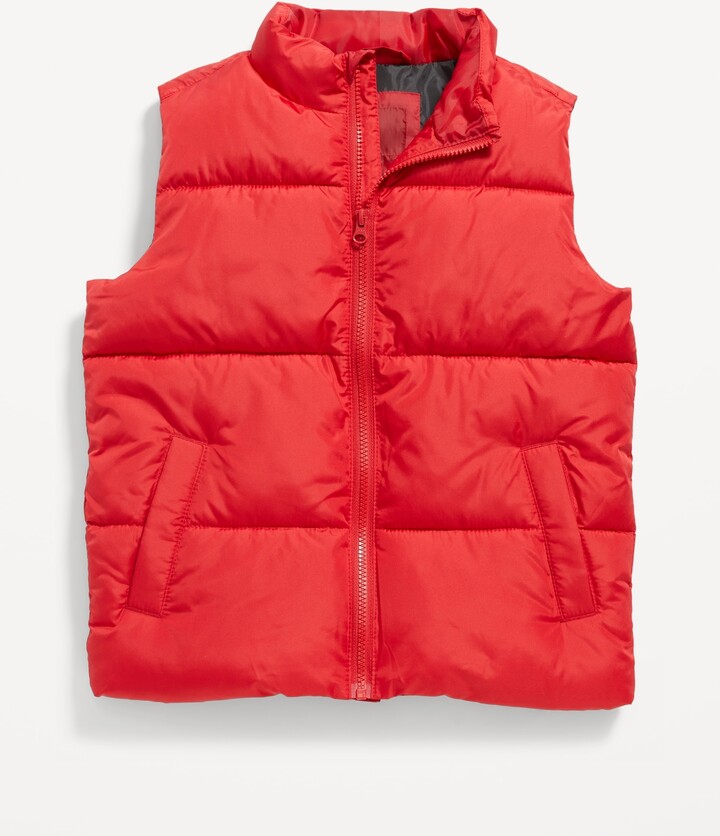 Old Navy Gender-Neutral Water-Resistant Frost-Free Puffer Vest for Kids - ShopStyle Boys' Outerwear