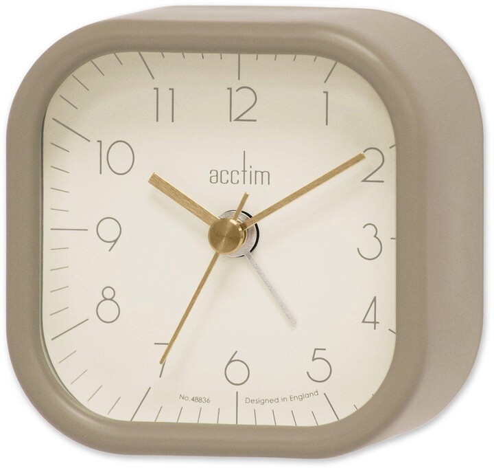 Acctim Clocks Zak Ii Taupe Alarm Clock - ShopStyle