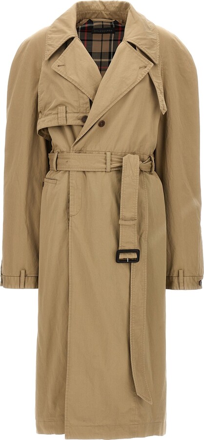 Balenciaga Deconstructed Coats, Trench Coats - ShopStyle