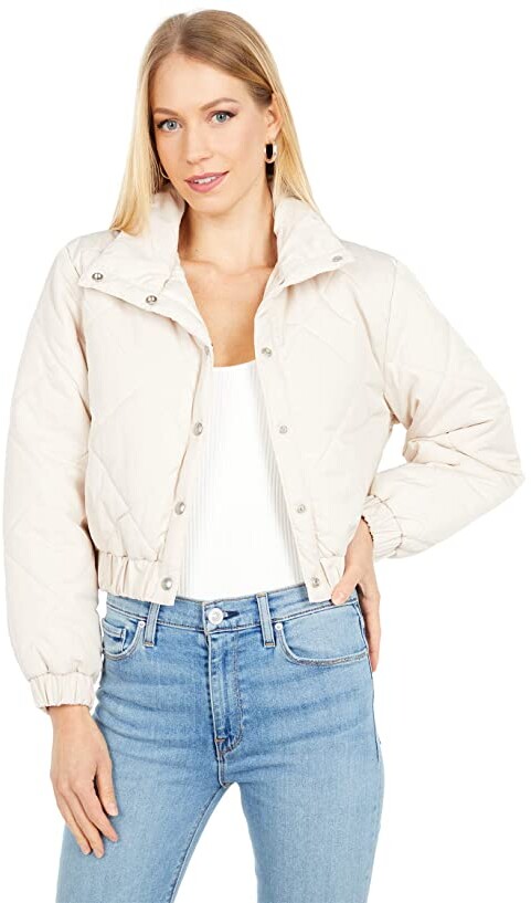 Blank NYC Quilted Cropped Puffer Jacket - ShopStyle