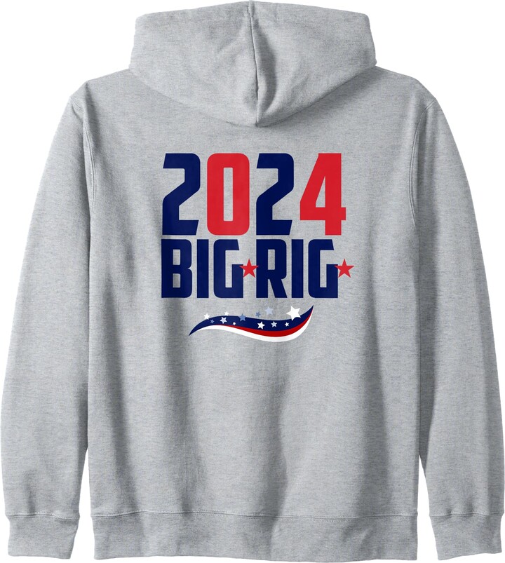 2024 Too Big To Rig American Flag Apparel 2024 Too Big To Rig Trump ...