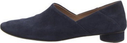 The Row Suede Mules - ShopStyle