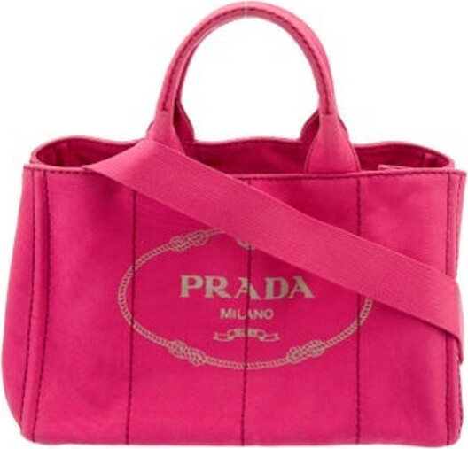 Prada Canapa Logo Tote - ShopStyle