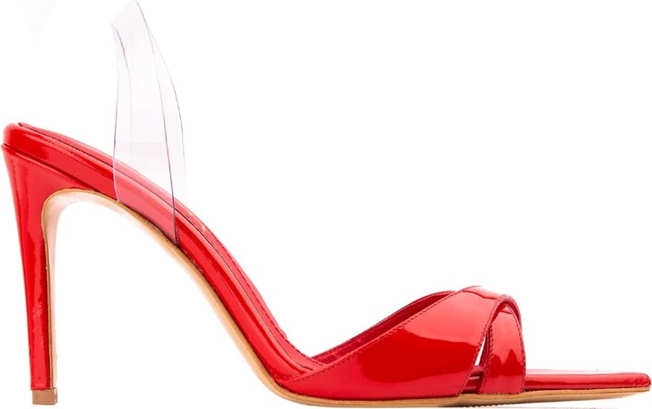 Ginissima Thea Bloody Red Patent Leather Sandals - ShopStyle