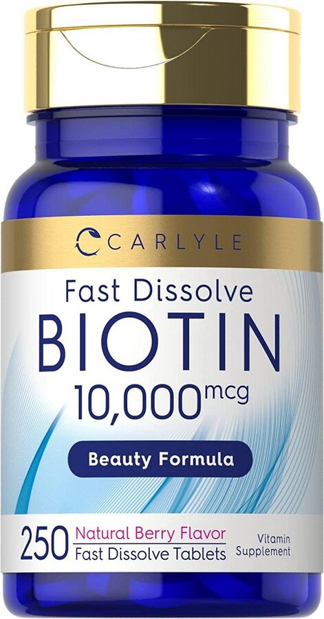 Carlyle Biotin 10000mcg | 250 Fast Dissolve Tablets - ShopStyle Skin Care