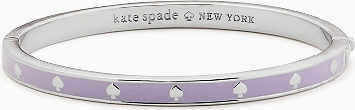 Kate Spade Spot The Spade Enamel Hinged Bangle - ShopStyle Bracelets