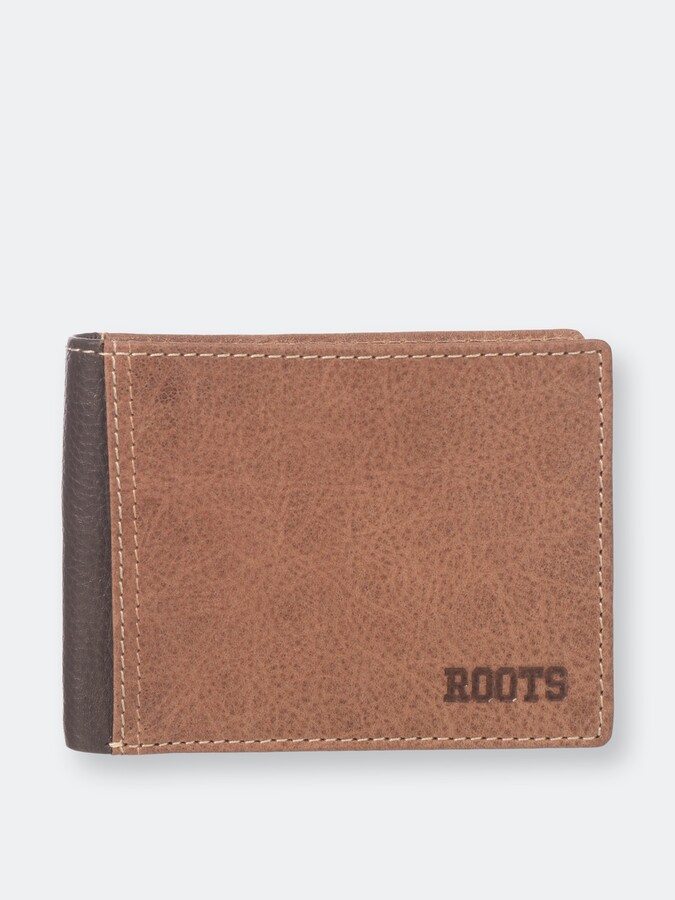 Roots Men's Leather Slim Wallet - ShopStyle