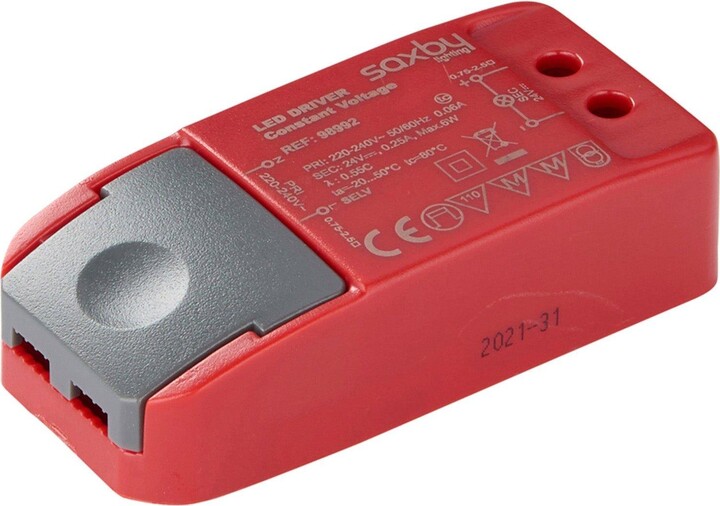 Loops 6W LED Driver - 24V Constant Voltage - Fixed Output Power Supply ...