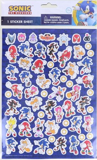 Innovative Designs Sonic the Hedgehog Raised Sticker Sheet - ShopStyle ...