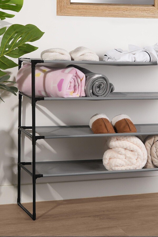 OHS Storage Level Rack Organiser Home Freestanding Utility Shelves ...