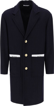 Palm Angels sartorial tape wool cashmere coat - ShopStyle