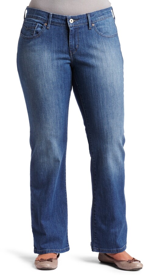 Levi's Women's Plus-Size Bold Curve ID Boot Leg Jean - ShopStyle