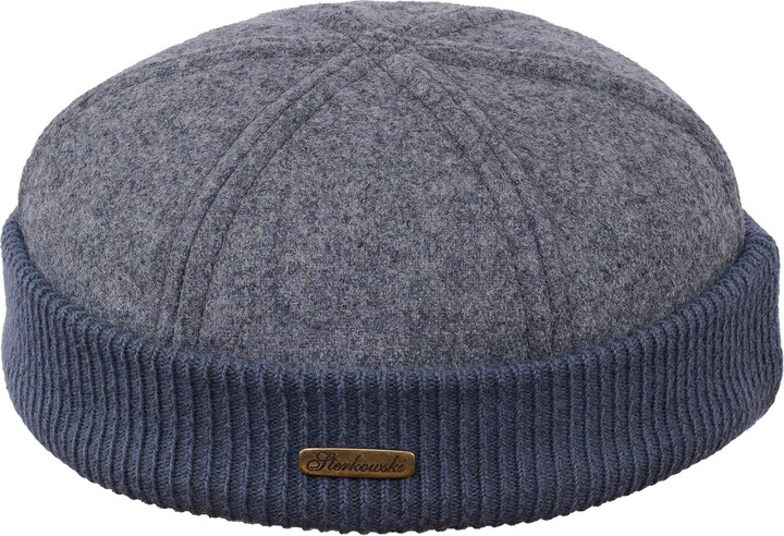 Sterkowski Navy Watch Beanie Cap | 100% Wool | 54-65 cm Docker Work ...