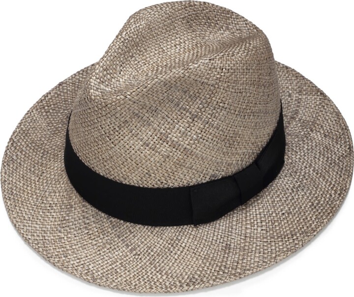 Justine Hats Women's Grey Gray Strew Fedora Hat - ShopStyle