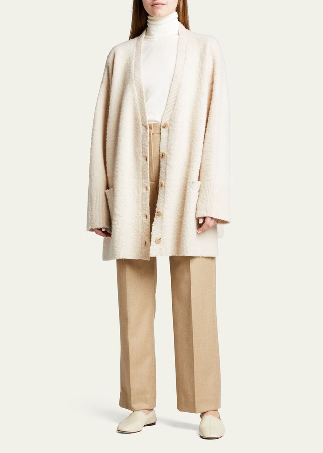 Totême Brushed Oversized Wool Cardigan - ShopStyle