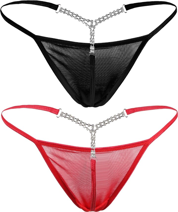 ohyeahlady Adjustable G String Thongs for Women Sexy Plus Size ...