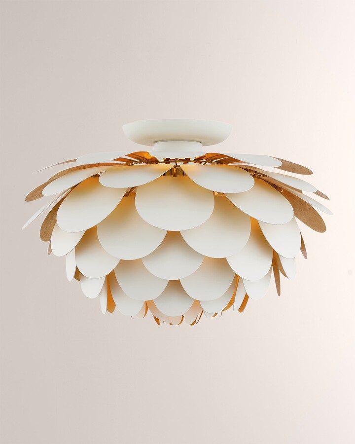 Visual Comfort Signature Cynara Large Flush Mount by Chapman & Myers ...