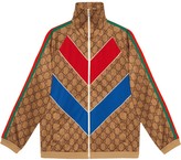Gucci GG technical jersey jacket - ShopStyle
