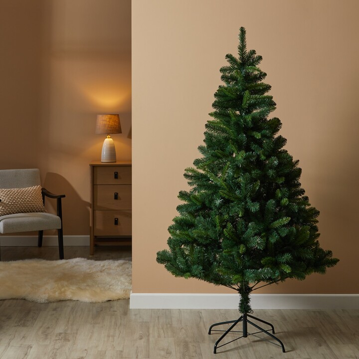 Dunelm 6ft Mountain Pine Christmas Tree Green - ShopStyle