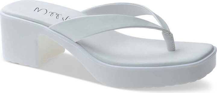 Wild Pair Apolo Slip-On Platform Thong Jelly Dress Sandals, Created for ...